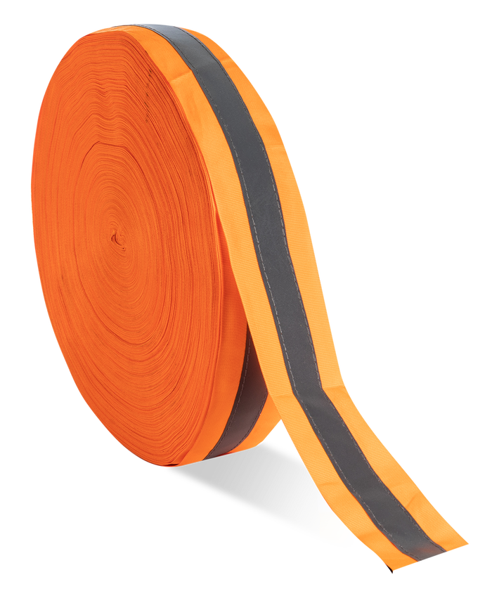 Reflective Tape 100m Roll - Orange